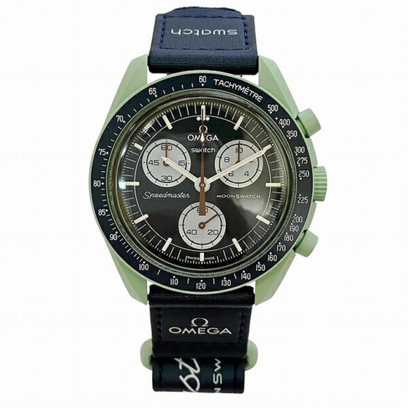 Omega | Accessories | Omega X Swatch Speedmaster Mission On Earth ...